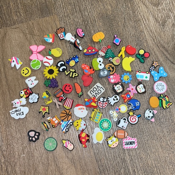 Other | Lot Of Jibbitz Charms Random Designs For Crocs | Poshmark